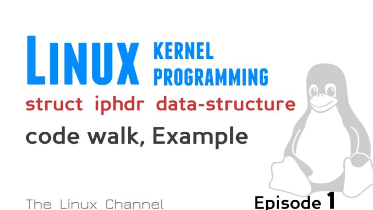 Linux Kernel Network Programming Struct Iphdr Data Structure Code Walk Example The Linux